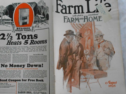 FARM LIFE Magazine-AUGUST,1925 | eBay