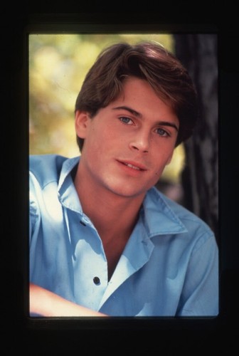 Rob Lowe Class Vintage Preppy Pin up Original 35mm Transparency Stamped ...