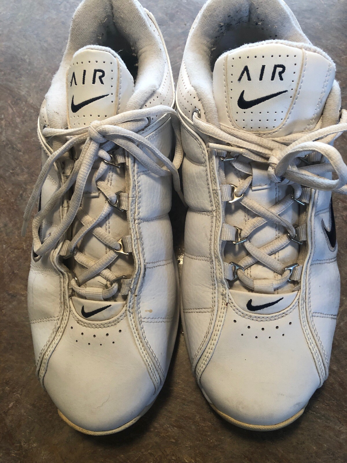 Nike Men 12 US Air VXT II Cross Trainers White Leathe… - Gem