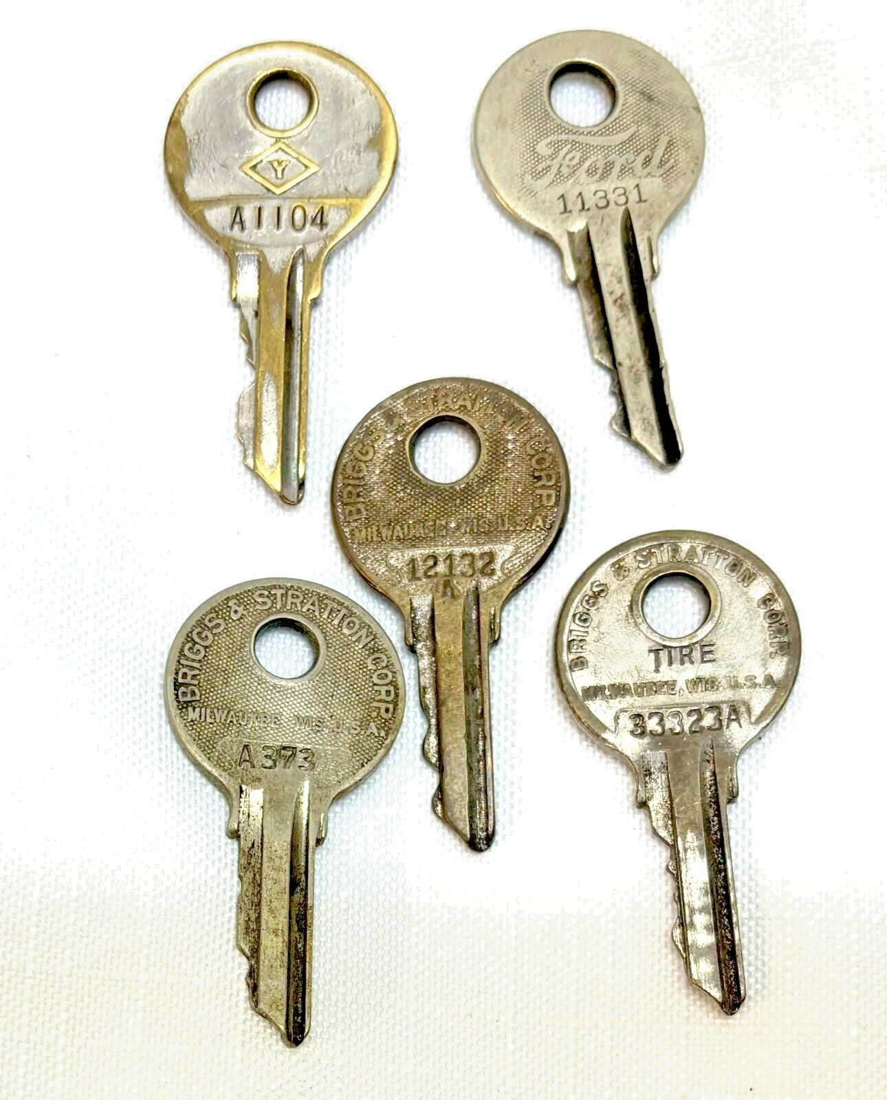 4 Vintage Keys With A Numbers and 1 Ford Script, Model A ? | eBay