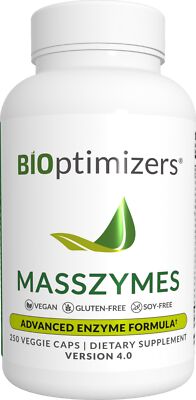 BiOptimizers MassZymes Complete Digestive Enzymes 250 Veg Capsules | eBay