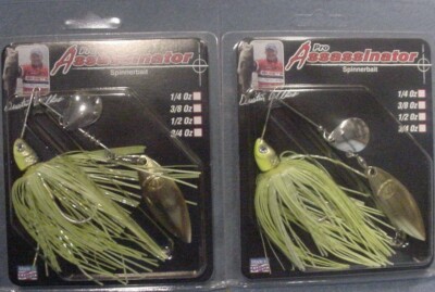 2 ~ Pro Assassinator 5/16 oz Compact Spinnerbait CWNG-TCS Tennessee ...