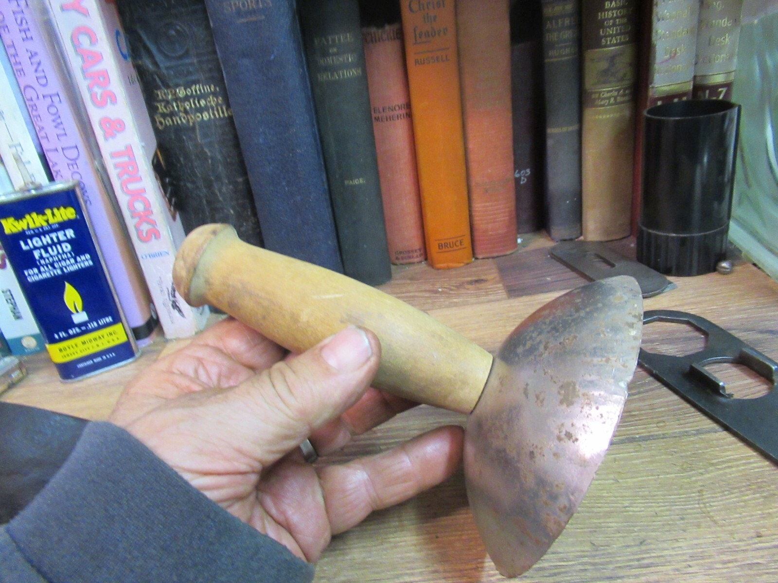 antique hog scraper pig farm OLD butchering TOOL 6" TALL ORIGINAL ...