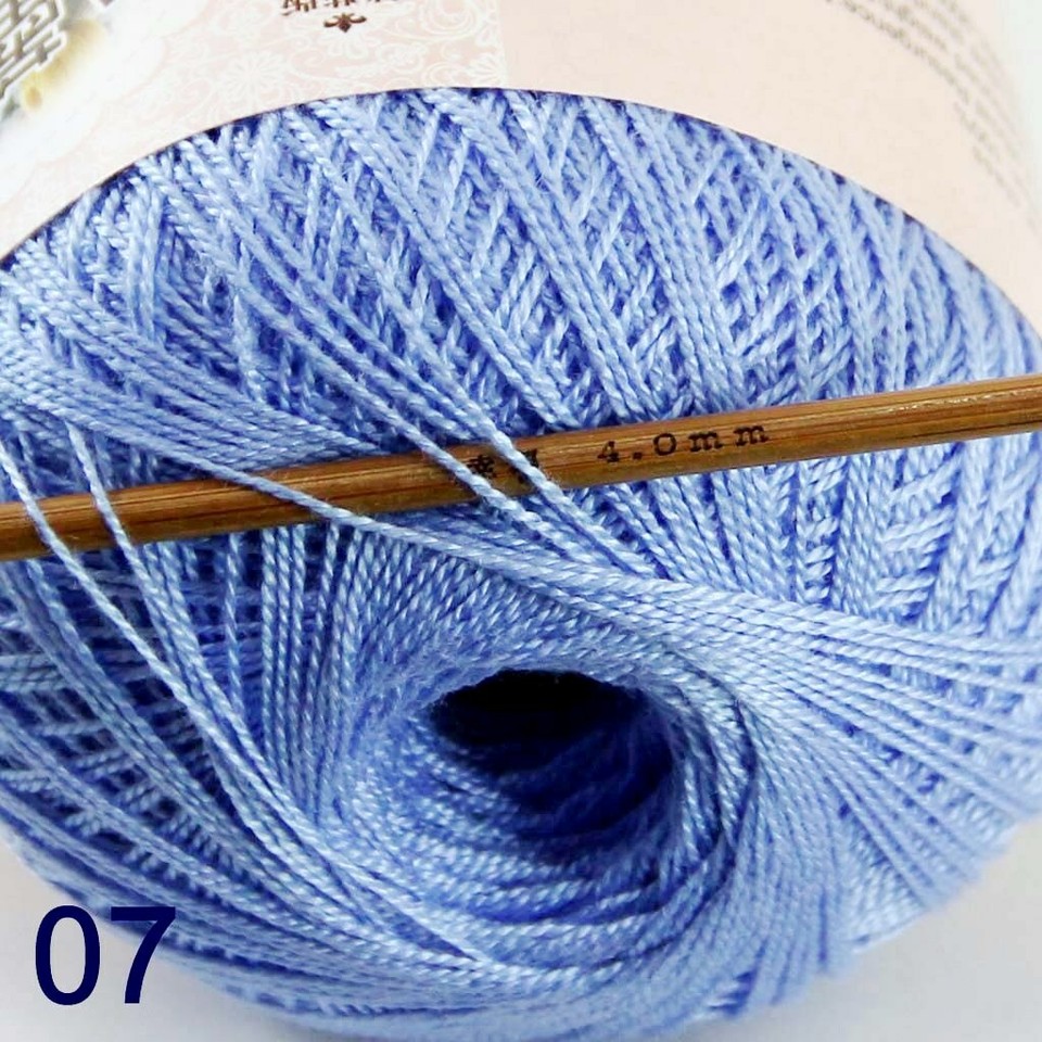 Sale 1ballx50g New Soft Hand Cotton Lace Wool Yarn Crochet Shawl Scarf ...