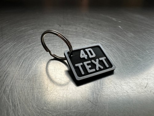 Classic Style Custom Number Plate Keyring Motorbike Shape 4D ...