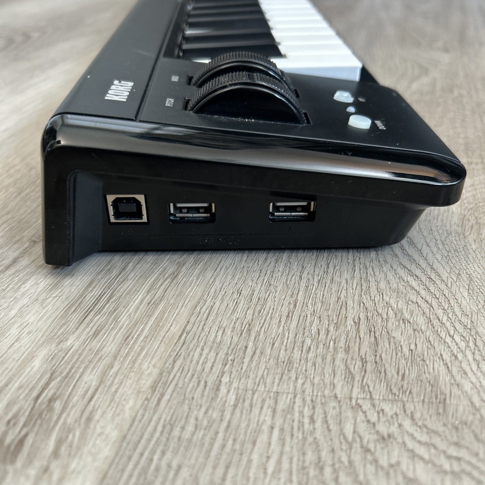 Korg Microkey 37 Key USB Midi Keyboard Controller Tested Works w/ Cable ...