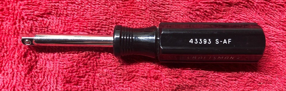 Vintage =CRAFTSMAN= No. 43393 S-AF Quarter Inch Drive Extension Spinner ...