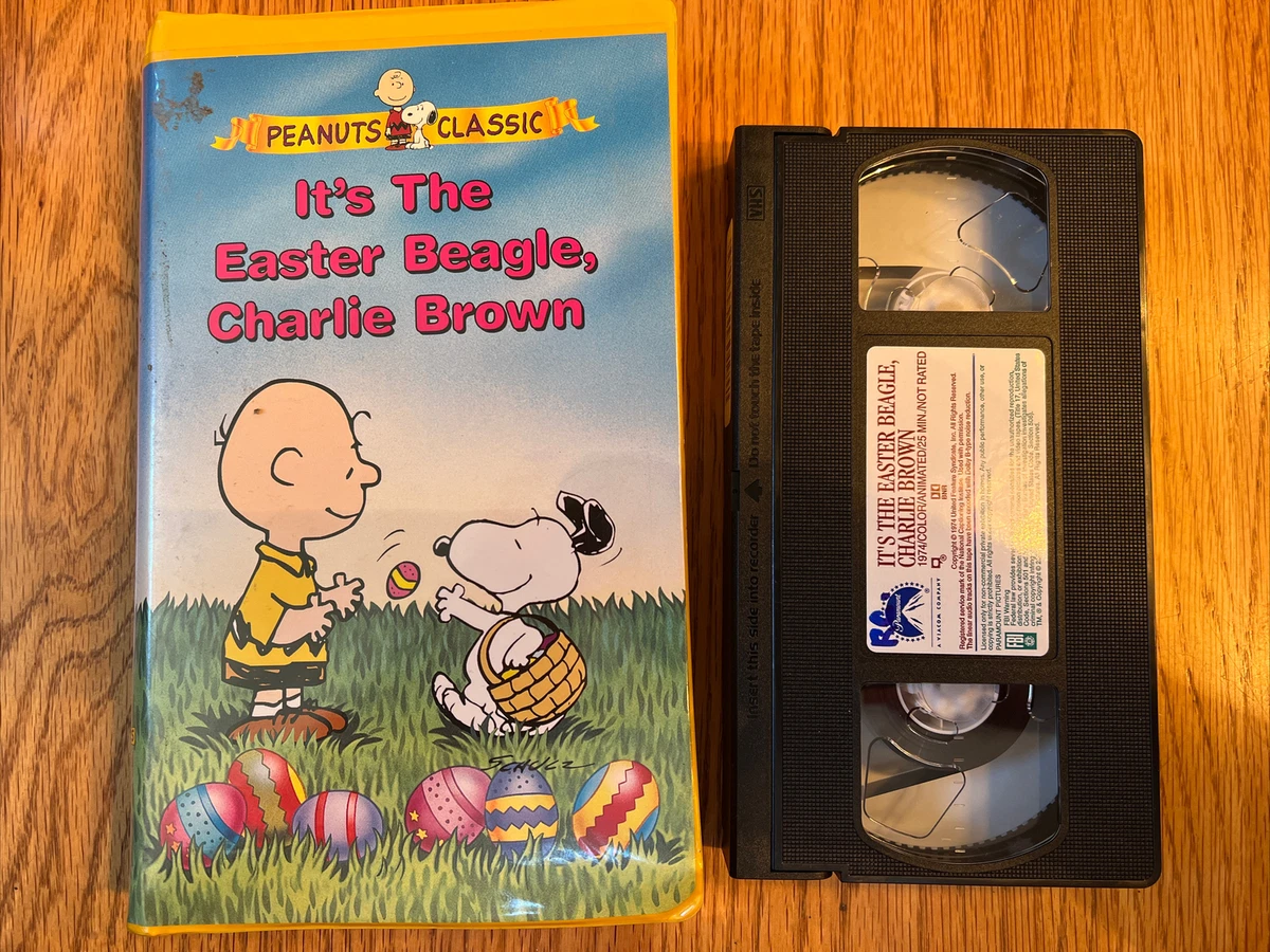 Its The Easter Beagle Charlie Brown Vhs