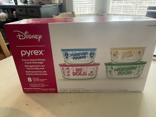 PYREX Disney the Nightmare Before Christmas Glass Bowls Set - 8 Piece ...