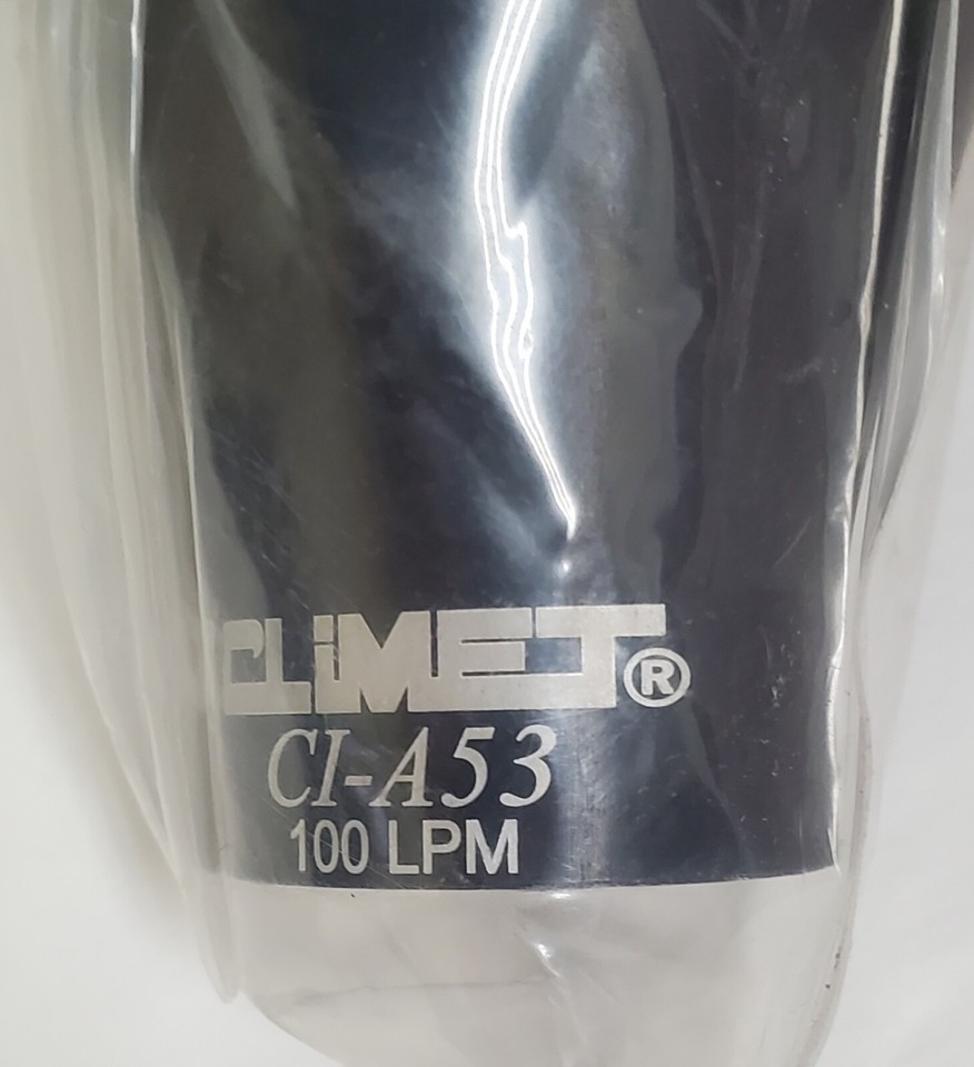 Climet CI-A53 100LPM Isokinetic Aluminum Black-Anodized Light Blocking ...