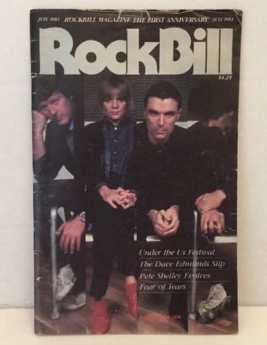 Rock Bill Music Magazine July 1982 Talking Heads | eBay