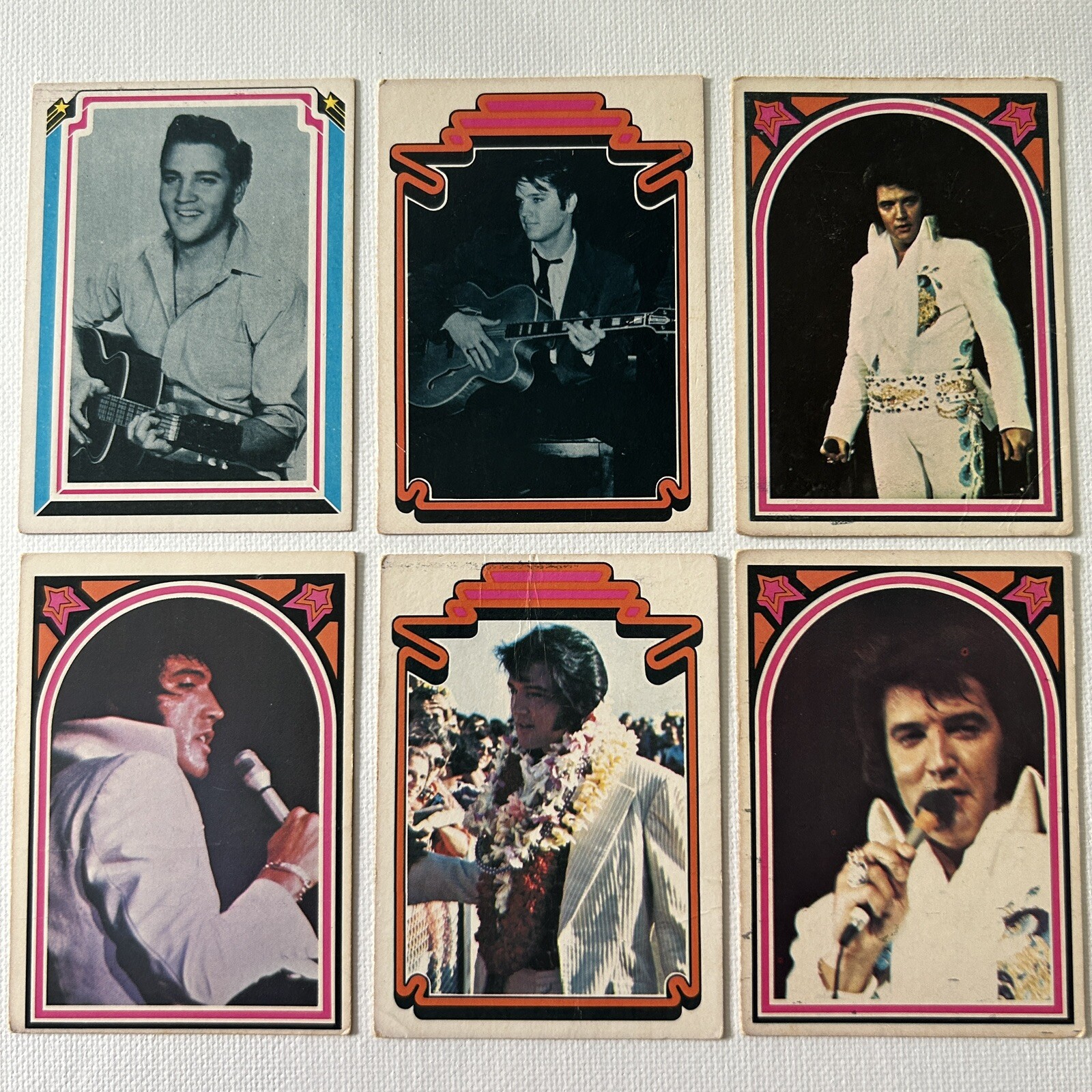 ELVIS PRESLEY 1978 Trading Cards Boxcar Enterprises Lot of 6: 50-53-59 ...