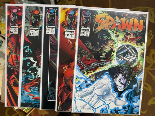 Spawn (1993) #16-20 1st Anti-Spawn Signed Greg Capullo Auto Lot 5 17 18 ...