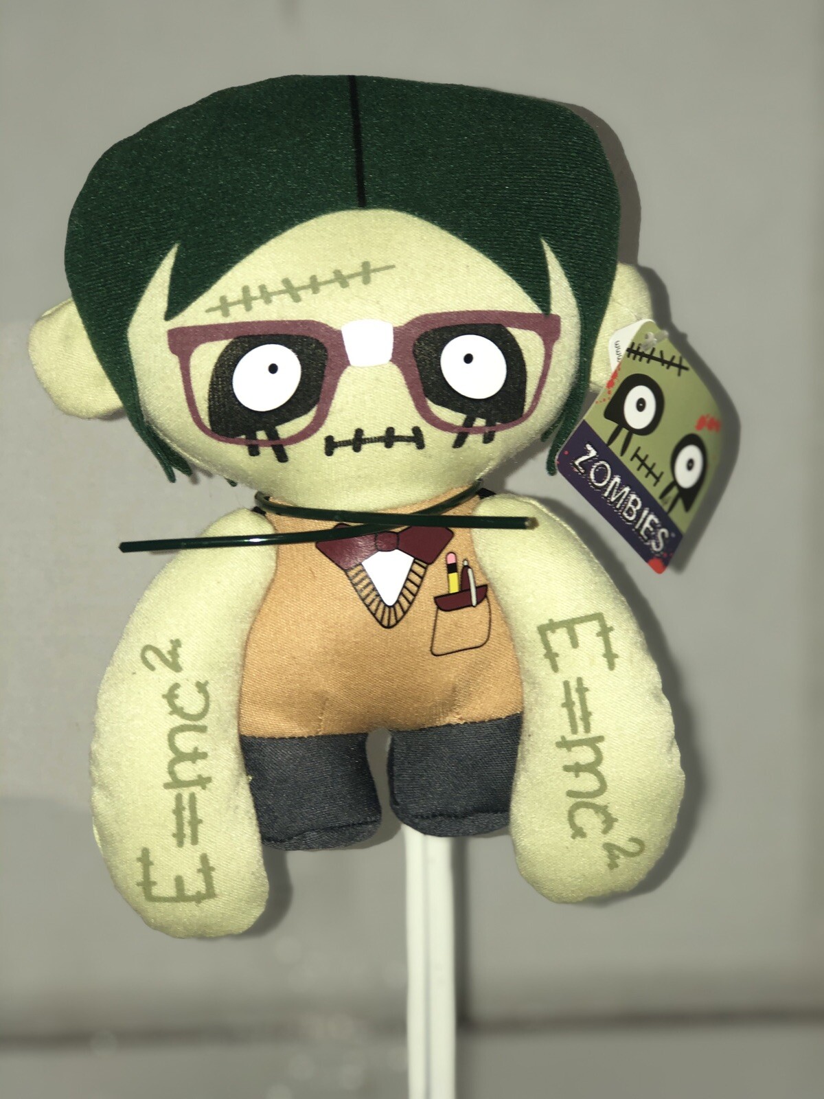 GUND Gunderground Zombie Nerd 8" Plush Toy Halloween Stuffed Zombies ...