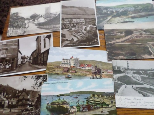 DEVON POSTCARDS - STREET SCENES and BUILDINGS -please choose from drop ...