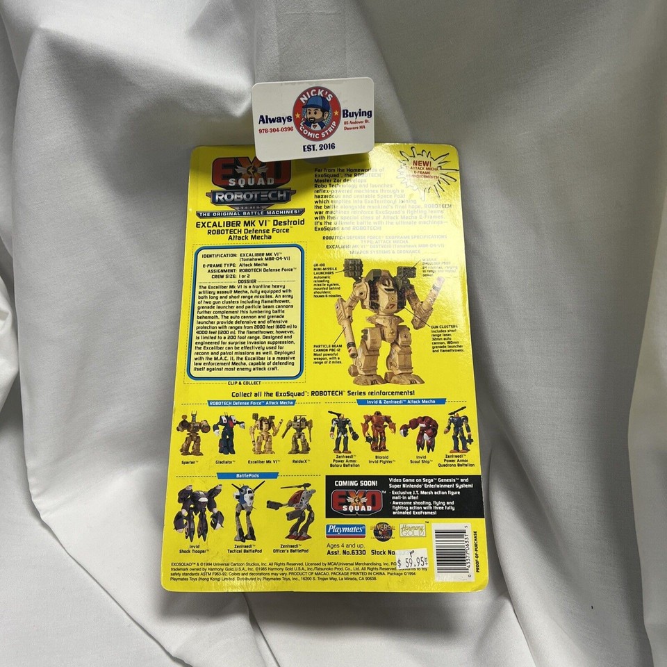 Playmates Toys Exo Squad Robotech Excaliber MK VI Destroid BNIB | eBay