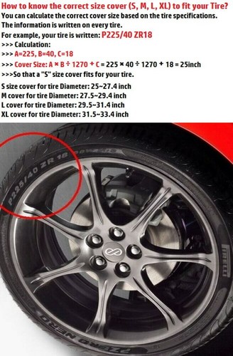 Suzuki Grand Vitara Cars Spare Wheel Tires Cover Case Bag Pouch ...