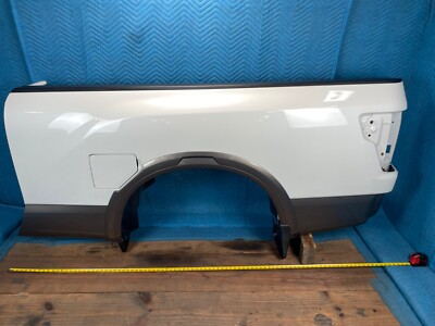 Nissan Titan Crew Cab Bed Box Panel w/ Mouldings Driver Side White:QAB ...