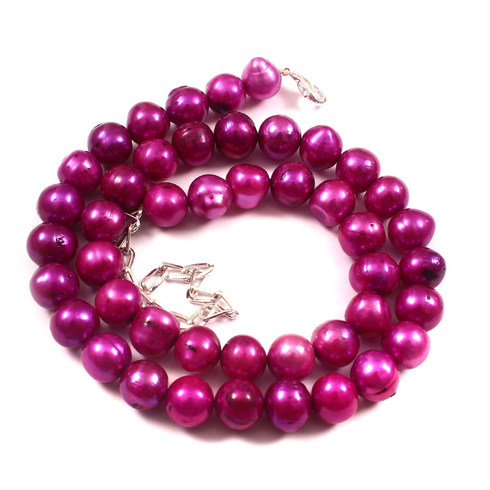 AAA+ Freshwater Purple Pearls Necklace Genuine Pearls For Gift | eBay