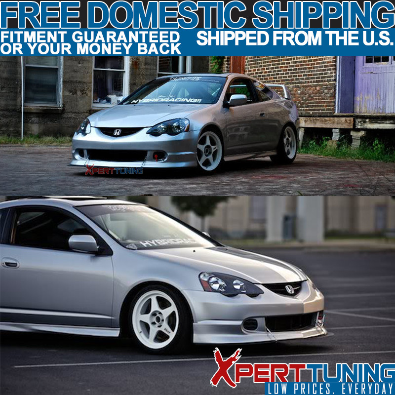 Fit 02 03 04 Acura RSX Type-S Front Rear Bumper Lip Spoiler Diffuser PU ...