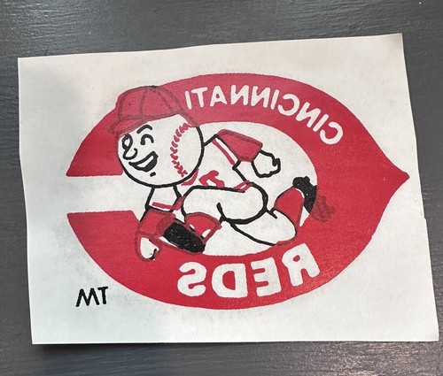 Vintage 1970’s MLB TEAM CINCINNATI REDS Baseball Iron-on Transfer Patch ...