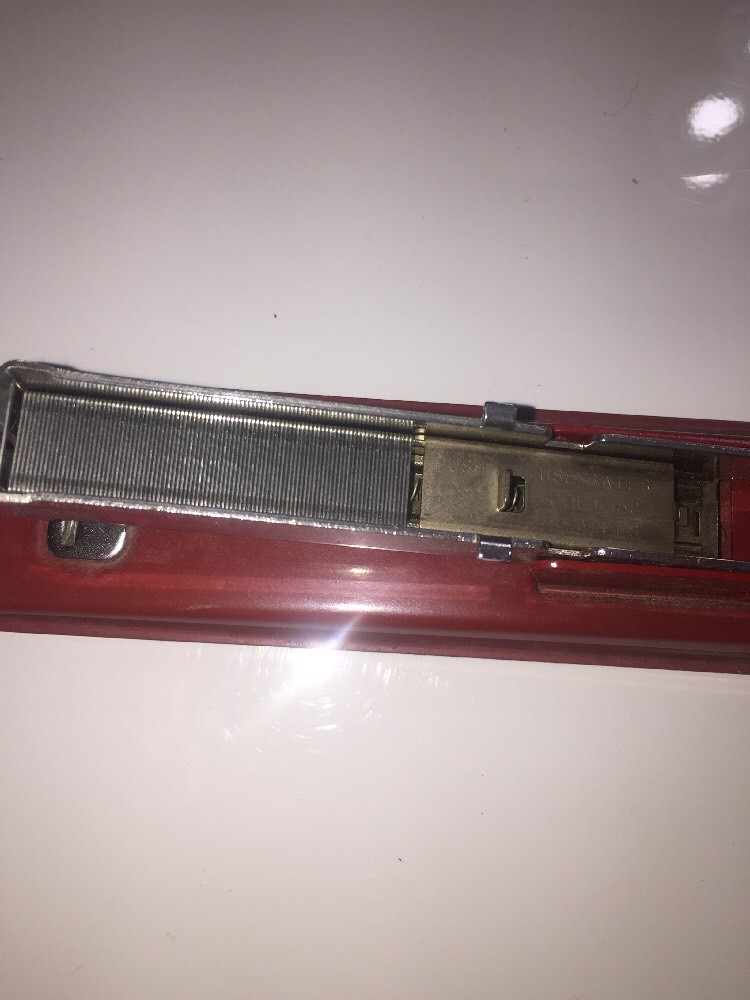 Red Bates Colt 150 Stapler Company Sales Man Sample rare advertising | eBay