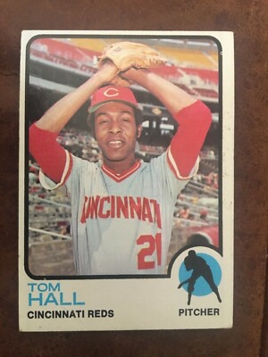 1973 Topps #8 Reds Tom Hall Baseball Card | eBay