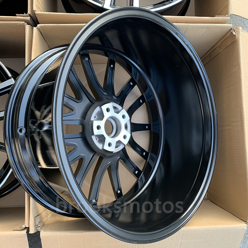 20" BLACK STYLE WHEELS RIMS FITS BMW X5 E70 F15 X6 E71 F16 5X120 742 ...