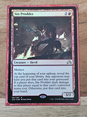 MTG Sin Prodder FOIL Shadows over Innistrad Magic Card Near Mint+ | eBay