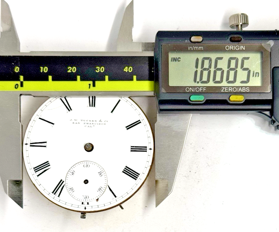 1850's JW. Tucker PWM - Verge Fusee with Dust Cover - WORKING #850 | eBay