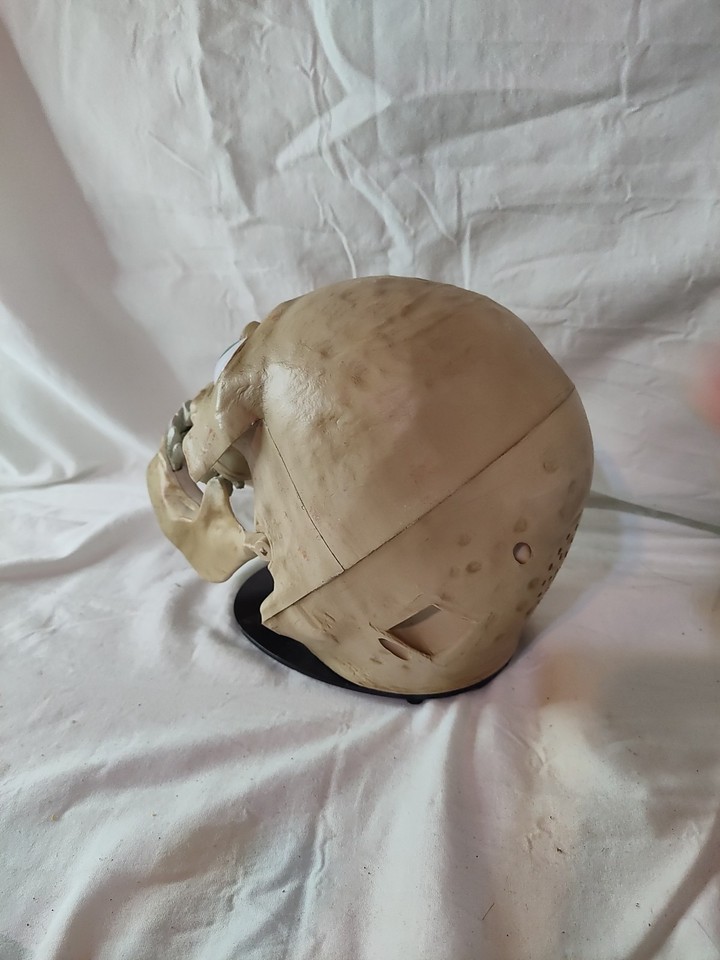 Vintage Gemmy Talking Motion Activated Disembodied Skull Prop Halloween ...