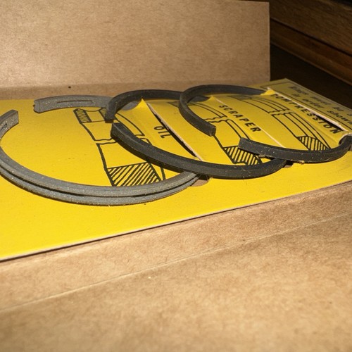 New Clinton air cooled gas engine Ring Set # 3048 Std Narrow Oil Ring ...