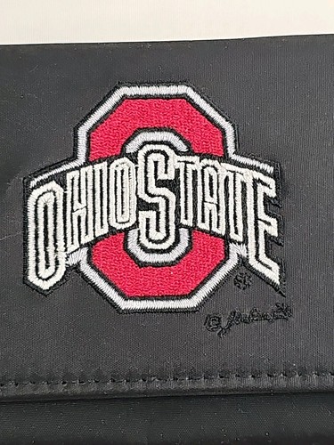Ohio State Buckeyes Checkbook Wallet Vinyl 7.5"x4" 22 Pockets Snap ...