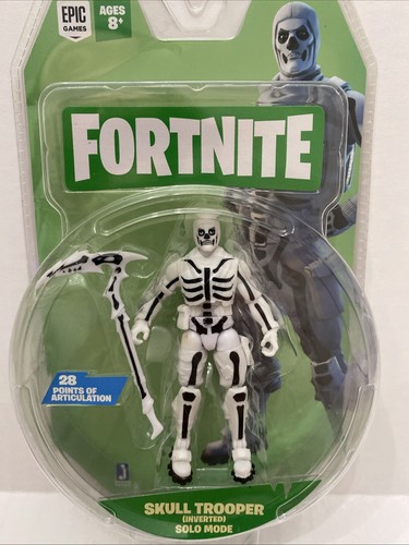 Fortnite Inverted Skull Trooper Solo Mode 4" Action Figure Jazwares New ...