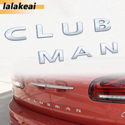 1X Chrome For Mini Cooper Clubman Rear Tailgate Emblem Trunk Badge R55 ...