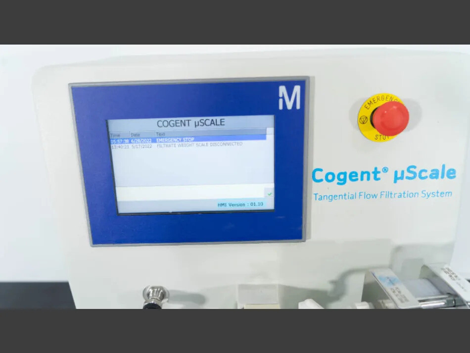 Millipore Cogent uScale TFF System - Optional Balance -Warranty / Model ...