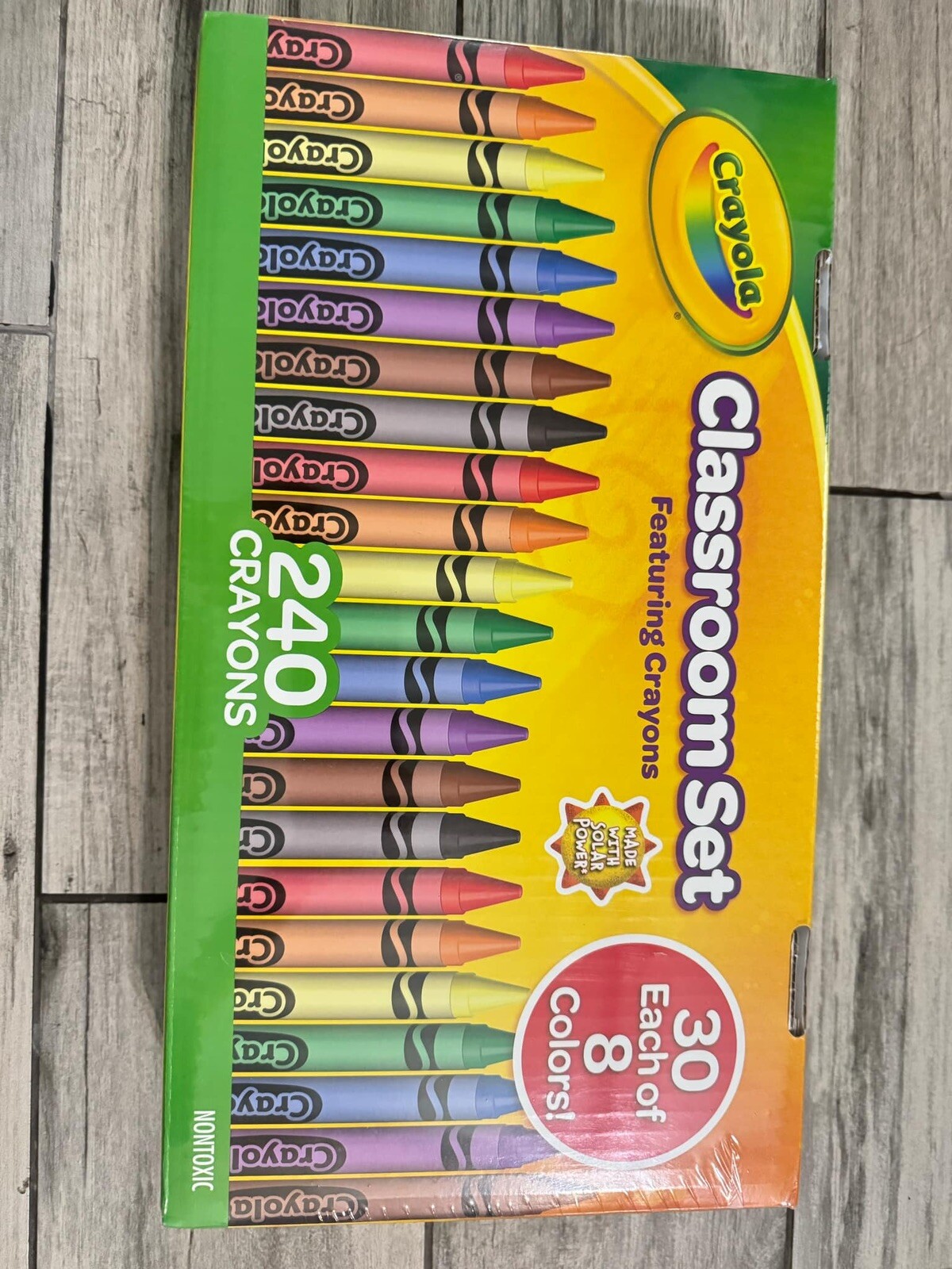 Crayola BULK Crayons 240 PC Set 30 EA X 8 Colors Total Classroom Art ...