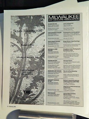 SUSAN HAMILTON ART PIECES VTG ORIG 1991-2 ADVERTISEMENT | eBay