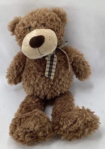 Ganz Colton Floppy “Hands On Hand” Brown Bear Super Soft Huggable Bear ...