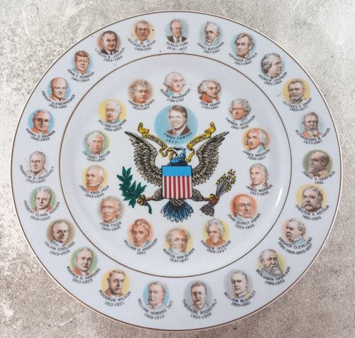 200 Years of Presidents 10 inch Collectors Plate US history Jimmy ...