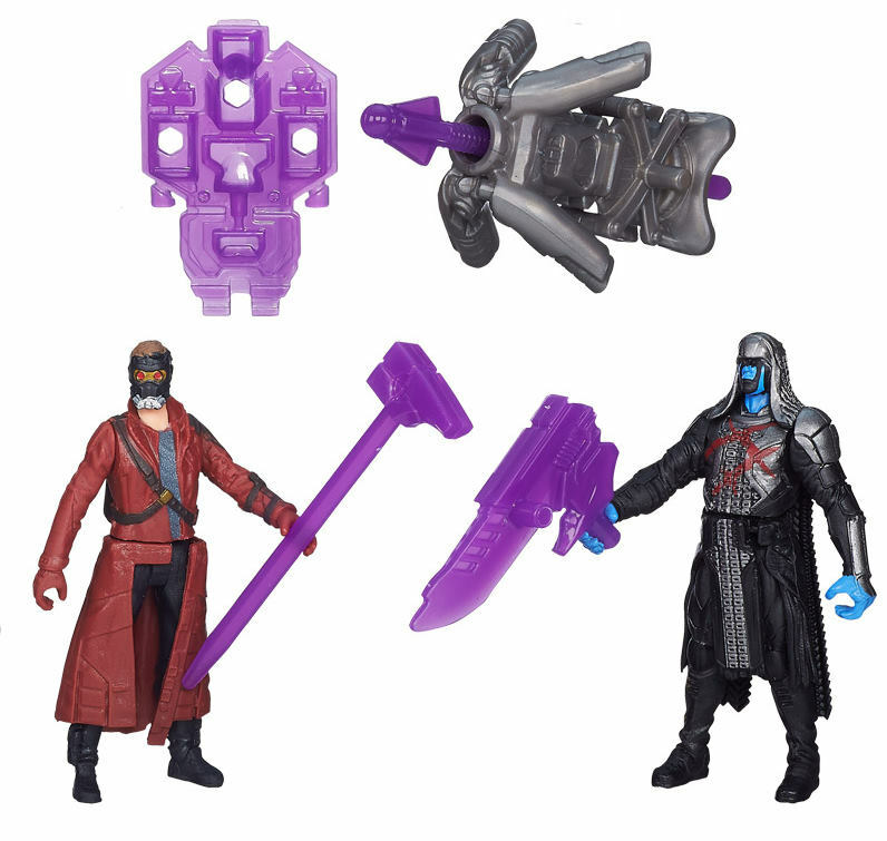 Guardians of the Galaxy Quill Star Lord Ronan Epic Battles SET ...