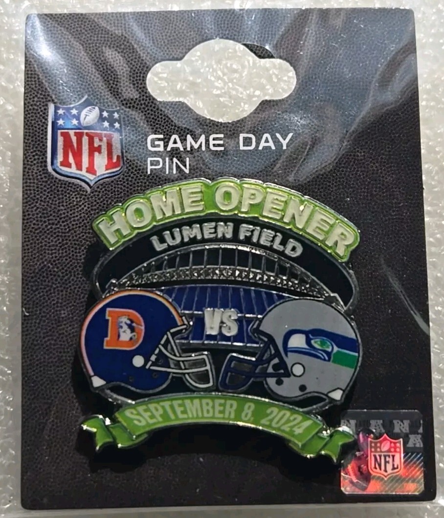 Denver Broncos VS Seattle Seahawks GAME DAY PIN 9/8/24 HOME OPENER ...