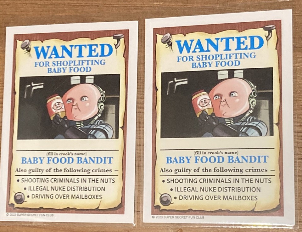 SSFC LUNCH BOX LEFTOVERS SERIES 3 ROBOCOP PEELED EMILE LIQUIFIED CLYDE ...