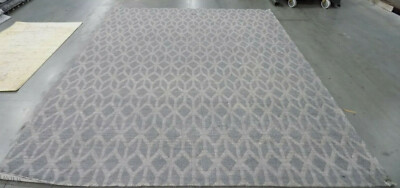 8' x 10' Grey / Gold Damaged Area Rug, Reduced Price 1172557761 CAP415A ...