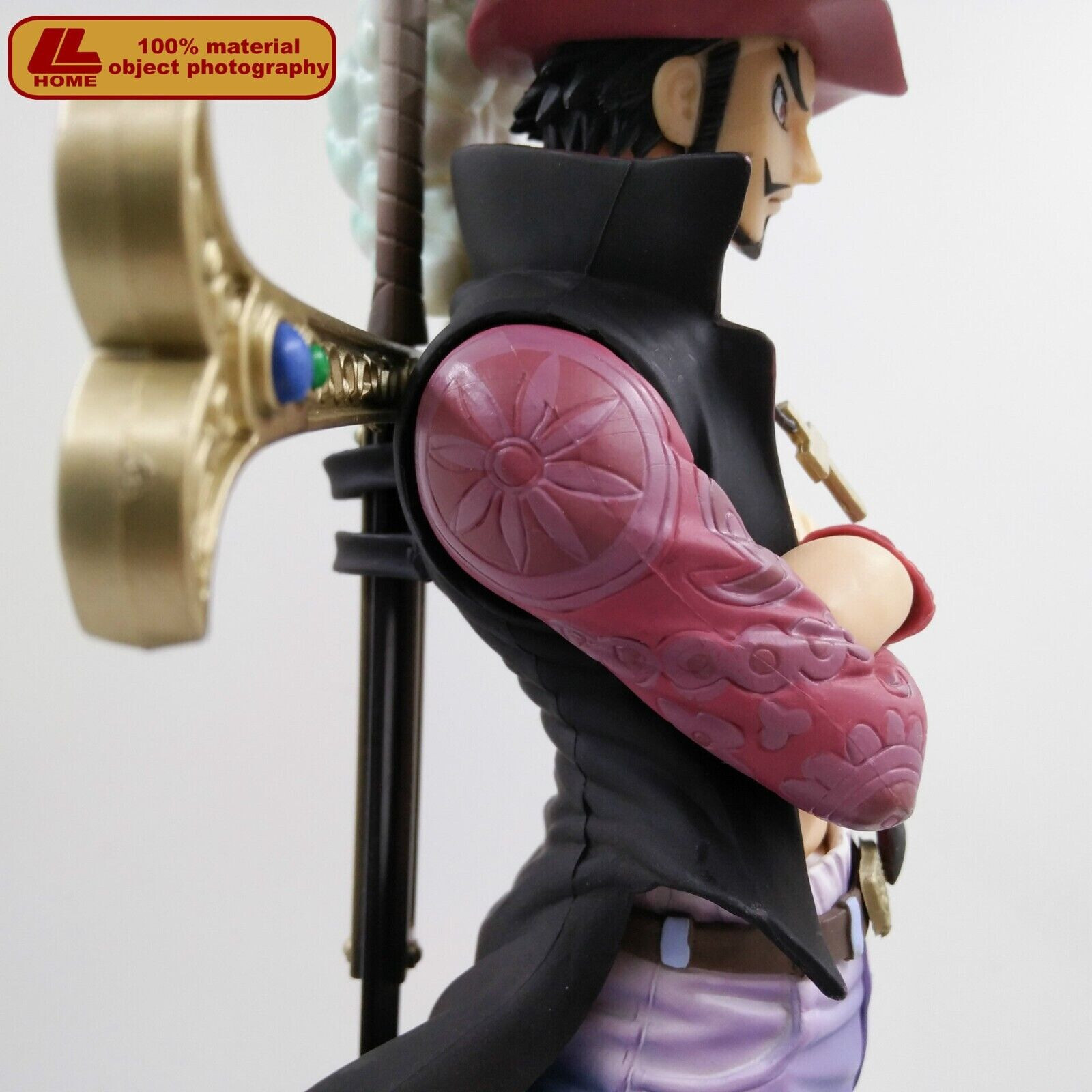 Anime One Piece Pirates Dracule Mihawk Stand Ver.2 PVC Figure Statue ...