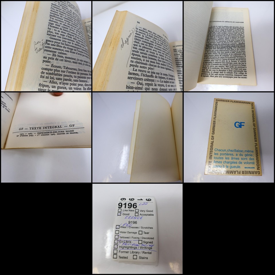 Littérature Philosophie Lot Livres Garnier/Flammarion Platon/Virgile ...