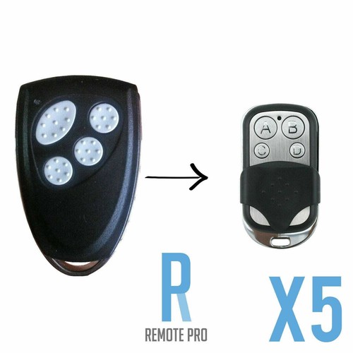 5 x Foresee Garage Compatible Remote Control F-350M/G F350 F380 RFS09B ...