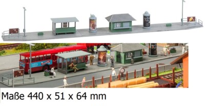 Faller 120207 Bus Stop with Shelter Length 440 mm New OVP | eBay