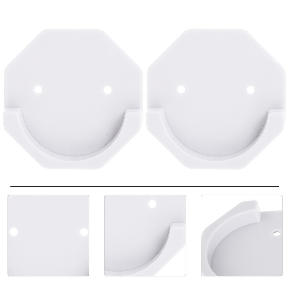 2 Pcs Curtain Wall Holder Closet Lever Supports Rod Bracket Shower ...