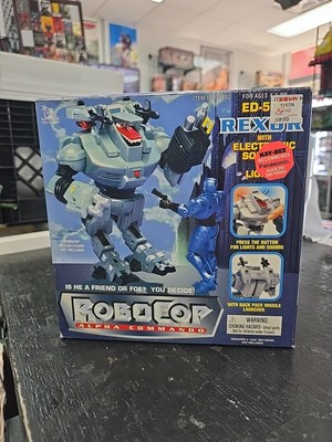 Vintage Toy Island Alpha Commando Robocop ED-509 Rexor Figure NIOB | eBay
